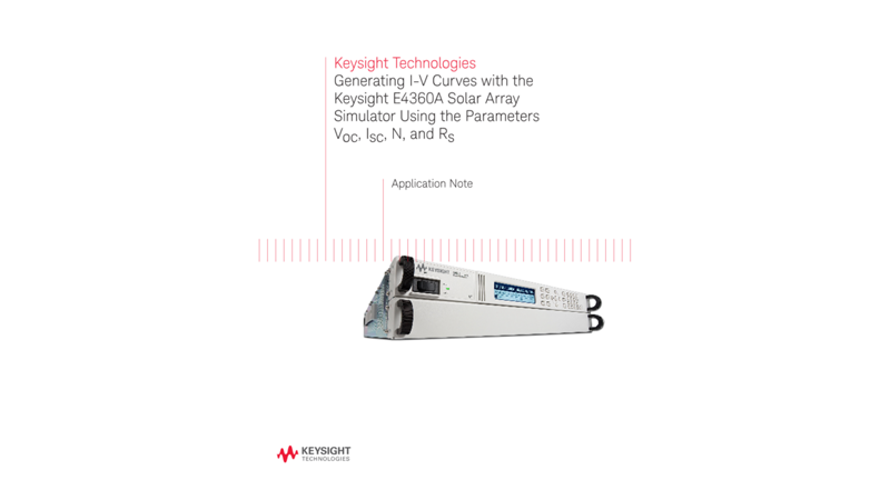 MP4300 Series Solar Array Simulator System | Keysight